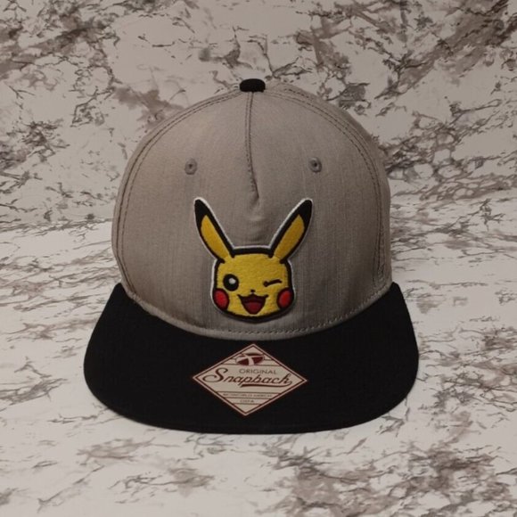 Bioworld | Accessories | Bioworld Pikachu Pokemon Snapback Cap With ...